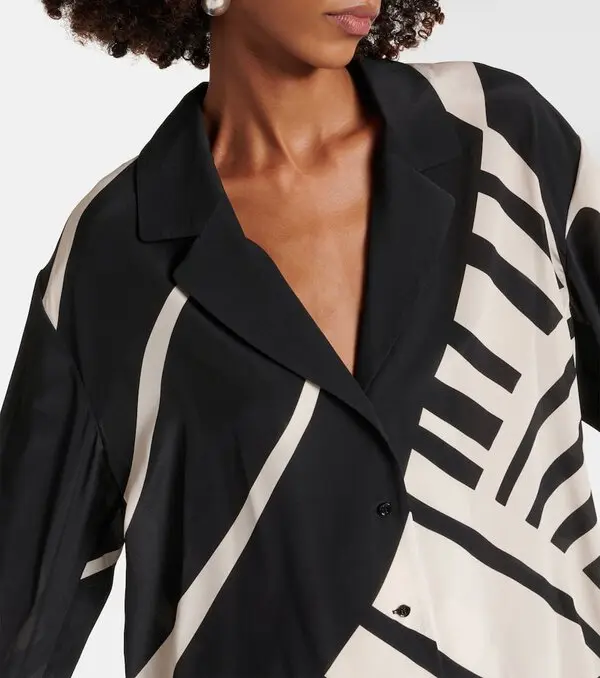 SIR. Printed Silk Shirt