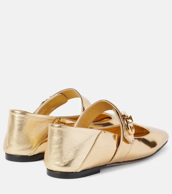 Valentino Garavani Vlogo Locker Mary Jane Flats