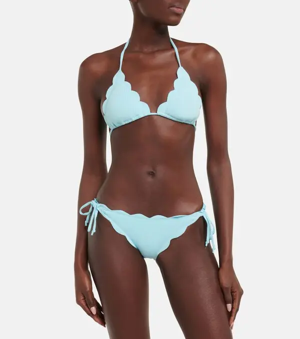 Marysia Mott Self-tie Bikini Bottom - Blue