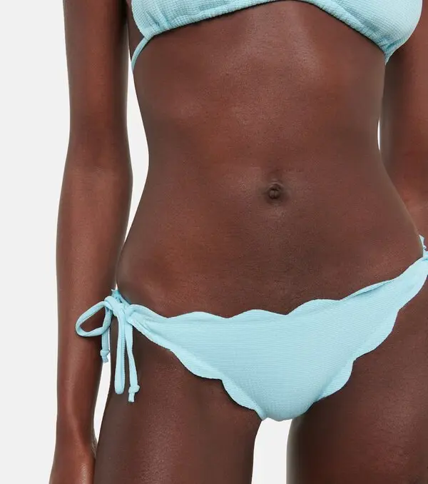 Marysia Mott Self-tie Bikini Bottom - Blue