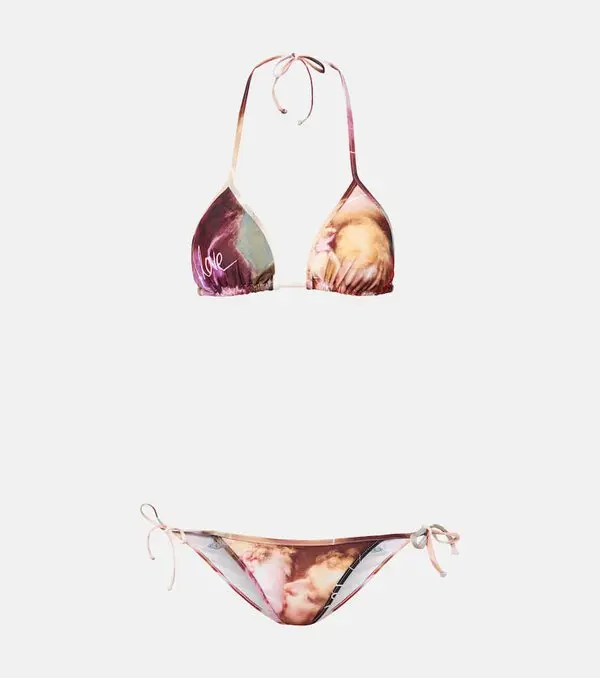 VIVIENNE WESTWOOD The Kiss Printed Bikini - Multicoloured