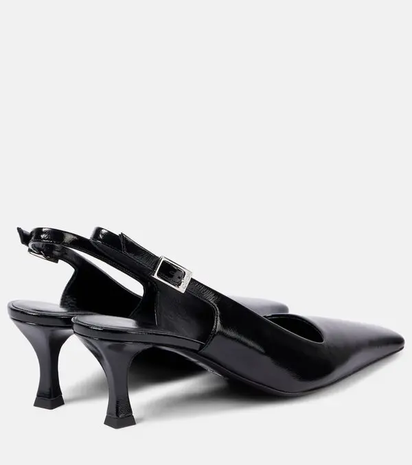 Proenza Schouler 65 Leather Slingback Pumps