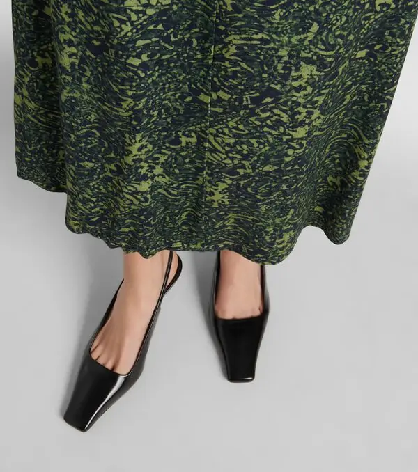 Proenza Schouler 65 Leather Slingback Pumps