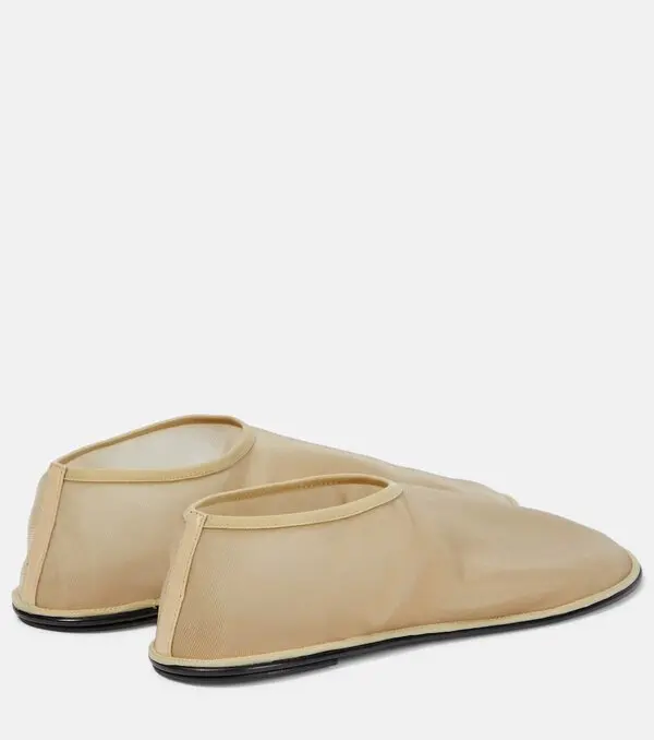 THE ROW Mesh Ballet Flats - Beige