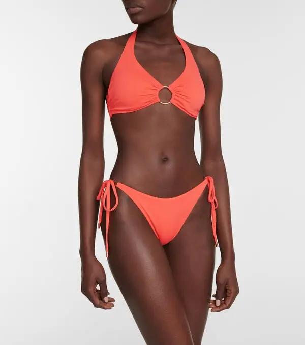 Melissa Odabash Brussels Halterneck Bikini - Orange