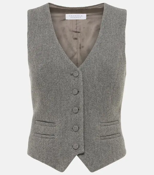 Gabriela Hearst Coleridge Wool And Cashmere Vest