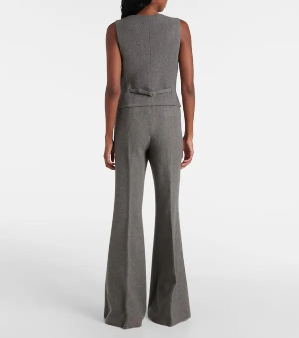 Gabriela Hearst Coleridge Wool And Cashmere Vest