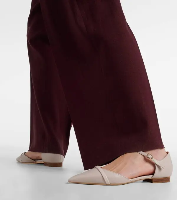 MALONE SOULIERS Ulla Leather Ballet Flats