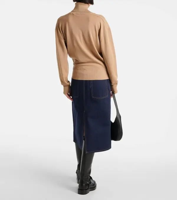 Burberry Turtleneck Wool Top