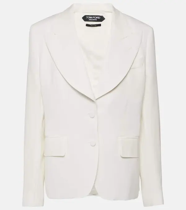 TOM FORD Single-breasted Silk Blazer
