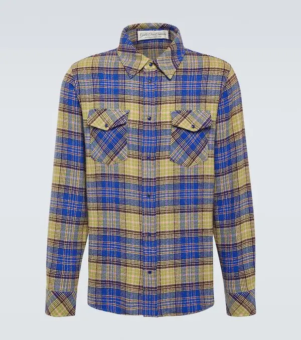 GOD'S TRUE CASHMERE Tartan Cashmere Shirt - Multicoloured