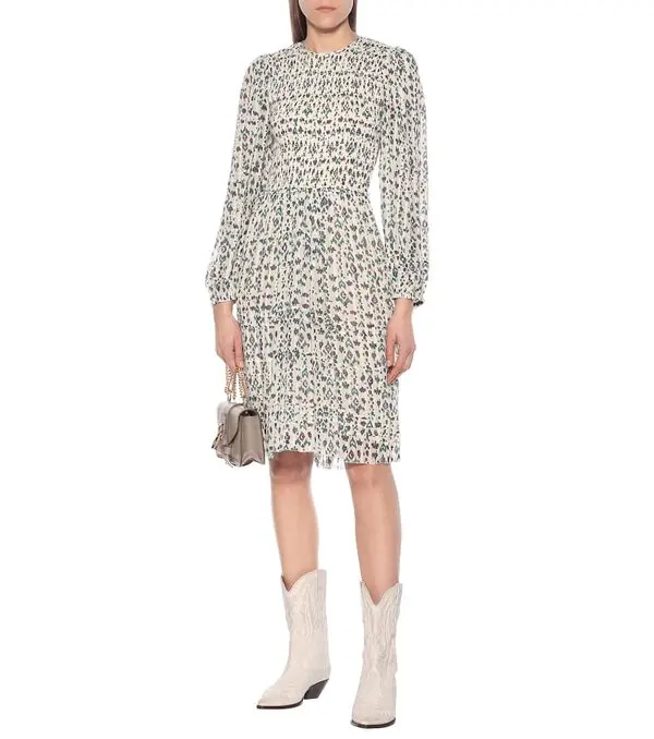 MARANT ETOILE Eulie Printed Midi Dress