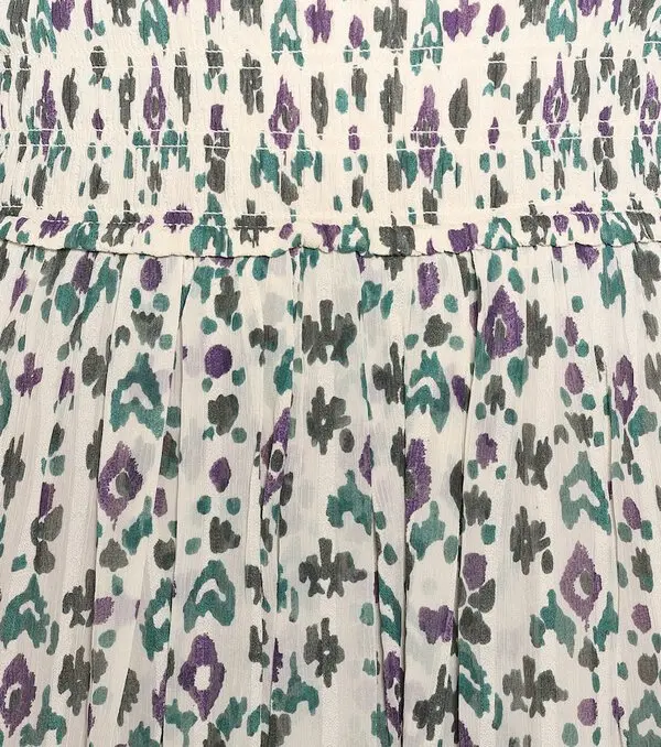 MARANT ETOILE Eulie Printed Midi Dress
