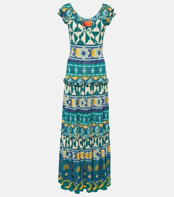 La DoubleJ Pimento Printed Maxi Dress