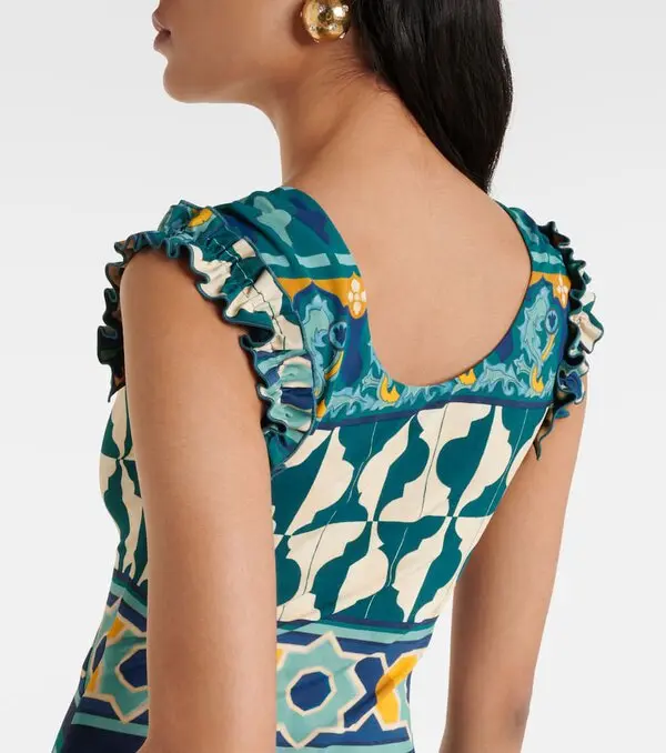 La DoubleJ Pimento Printed Maxi Dress
