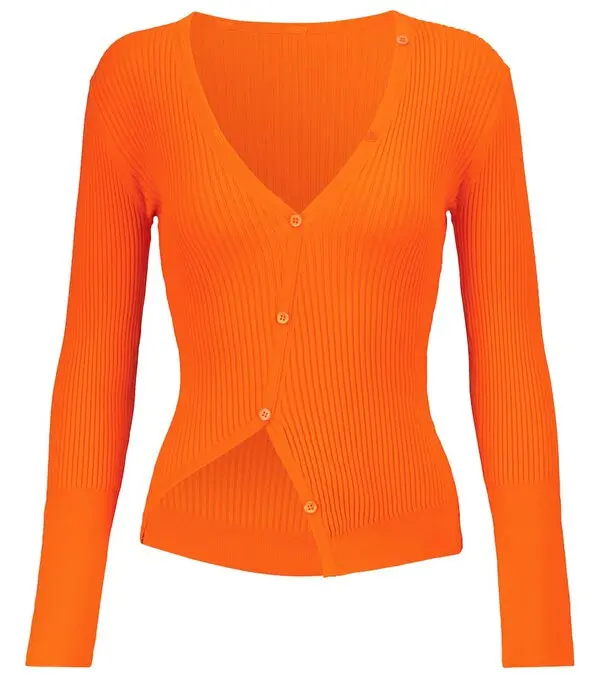 Jacquemus Le Cardigan Tordu Cardigan - Orange