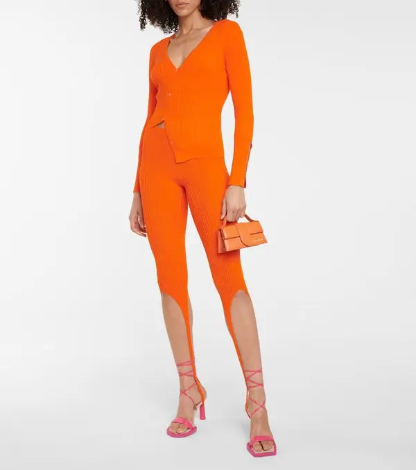Jacquemus Le Cardigan Tordu Cardigan - Orange