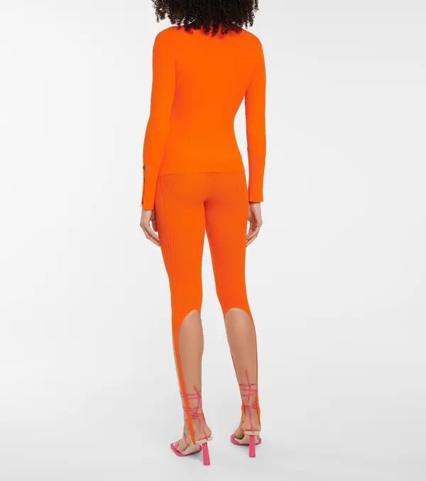 Jacquemus Le Cardigan Tordu Cardigan - Orange