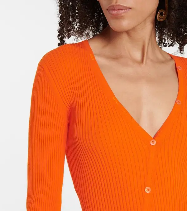 Jacquemus Le Cardigan Tordu Cardigan - Orange