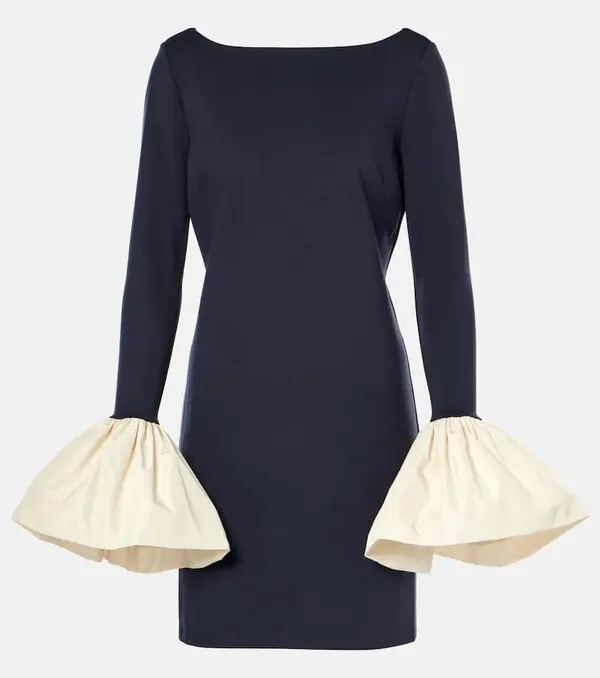 Staud Hawthorne Mini Dress - Blue