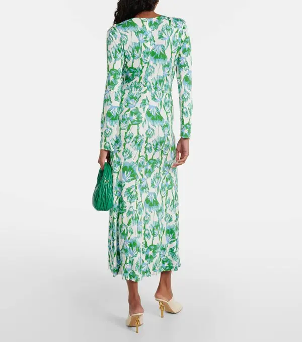 Diane Von Furstenberg Timmy Printed Midi Dress