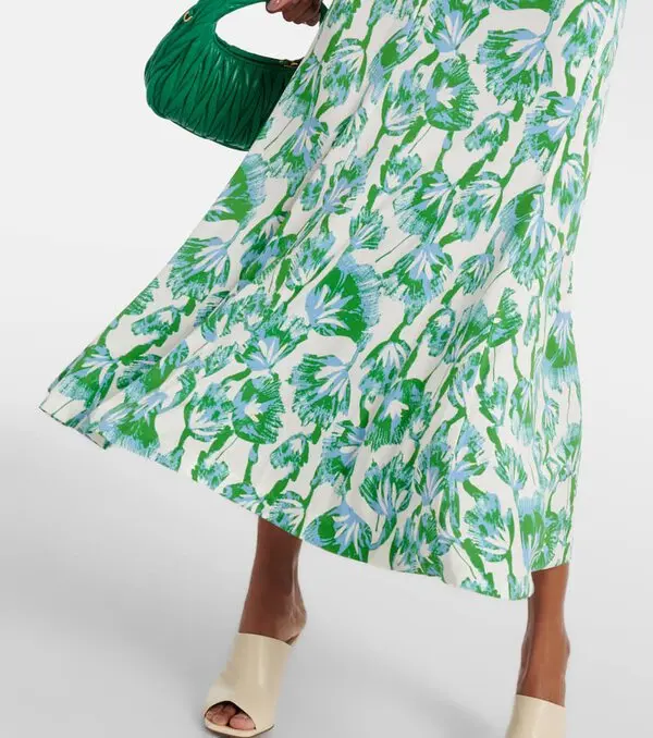 Diane Von Furstenberg Timmy Printed Midi Dress