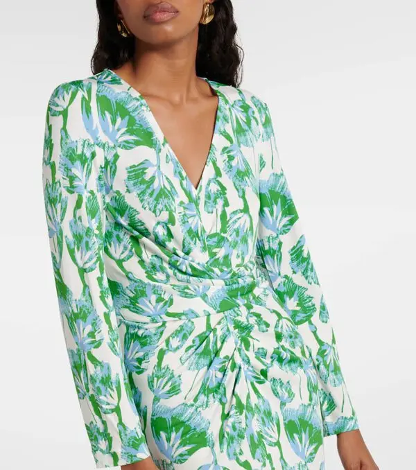 Diane Von Furstenberg Timmy Printed Midi Dress