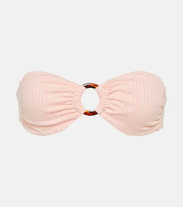 Melissa Odabash Brisbane Bandeau Bikini Top - Pink