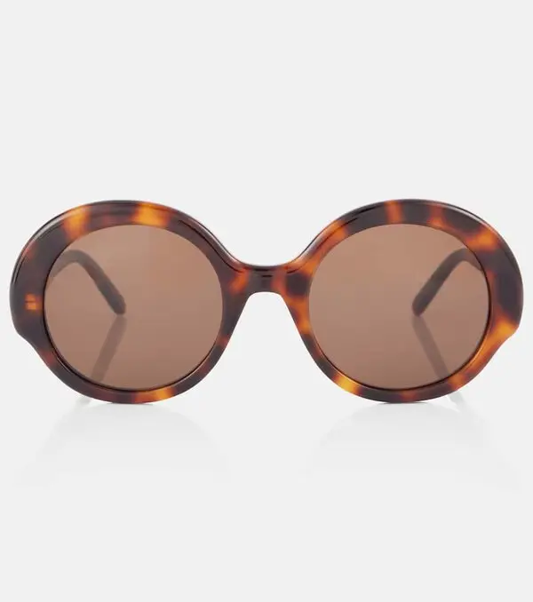 Loewe Round Tortoiseshell Sunglasses - Brown