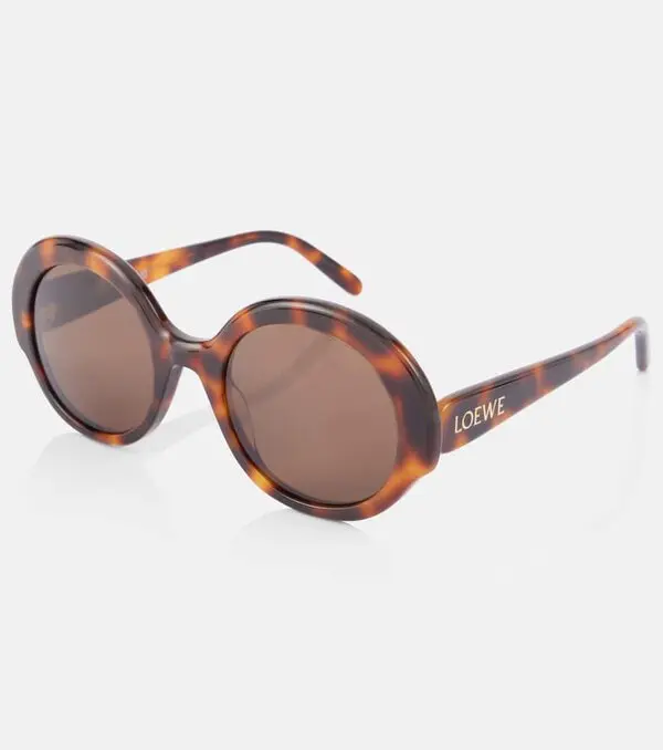 Loewe Round Tortoiseshell Sunglasses