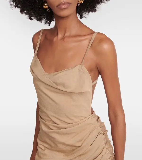 Jacquemus La Robe Saudade Minidress - Beige
