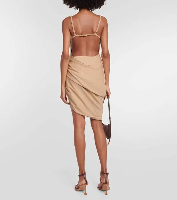 Jacquemus La Robe Saudade Minidress - Beige