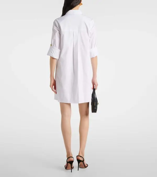 Veronica Beard Saude Mini Shirtdress - White
