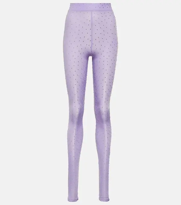Alex Perry Crystal-embellished Tights