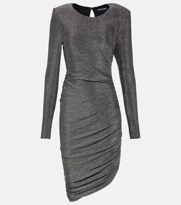 Veronica Beard Cyrus Metallic Minidress