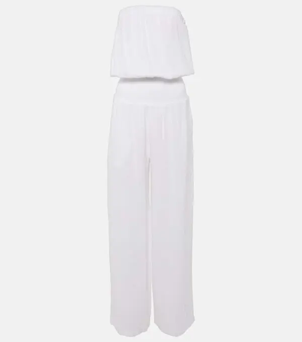 Melissa Odabash Naomi Strapless Jumpsuit - White