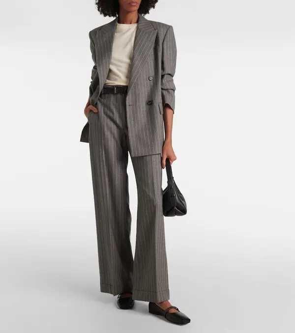 Brunello Cucinelli Monili Leather Mary Jane Flats