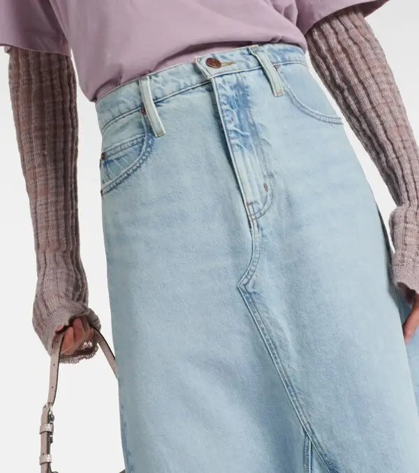 FRAME Dorothy Maxi Denim Skirt