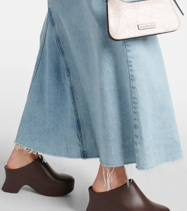 FRAME Dorothy Maxi Denim Skirt