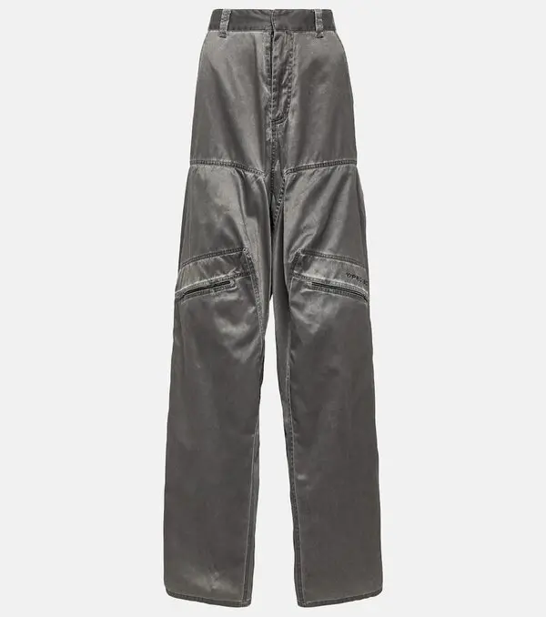Y/project Faded Cargo Jeans - Black