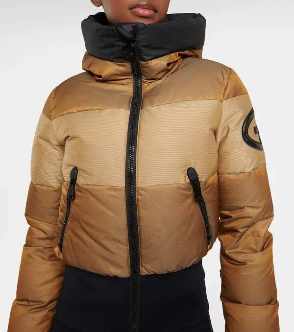 Goldbergh Fever Down Ski Jacket In Mocha