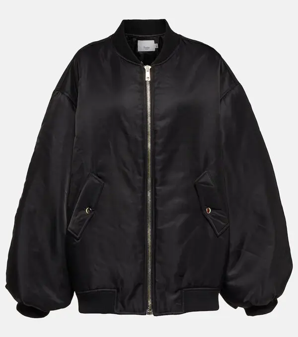 THE FRANKIE SHOP Astra Technical Bomber Jacket - Black