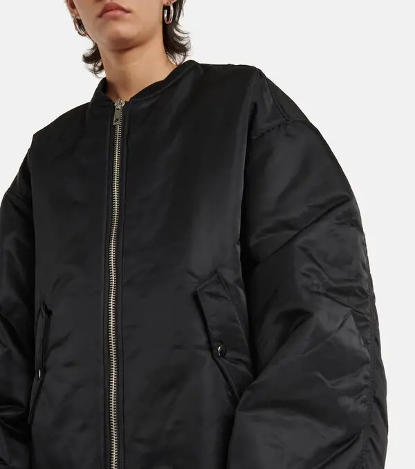THE FRANKIE SHOP Astra Technical Bomber Jacket - Black