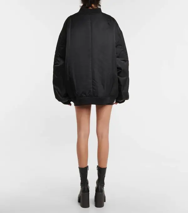 THE FRANKIE SHOP Astra Technical Bomber Jacket - Black