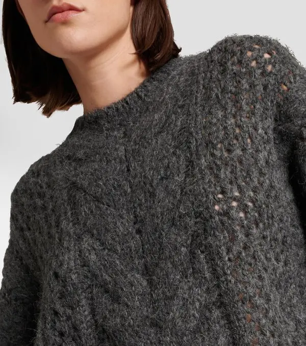 Brunello Cucinelli Cable-knit Alpaca-blend Sweater