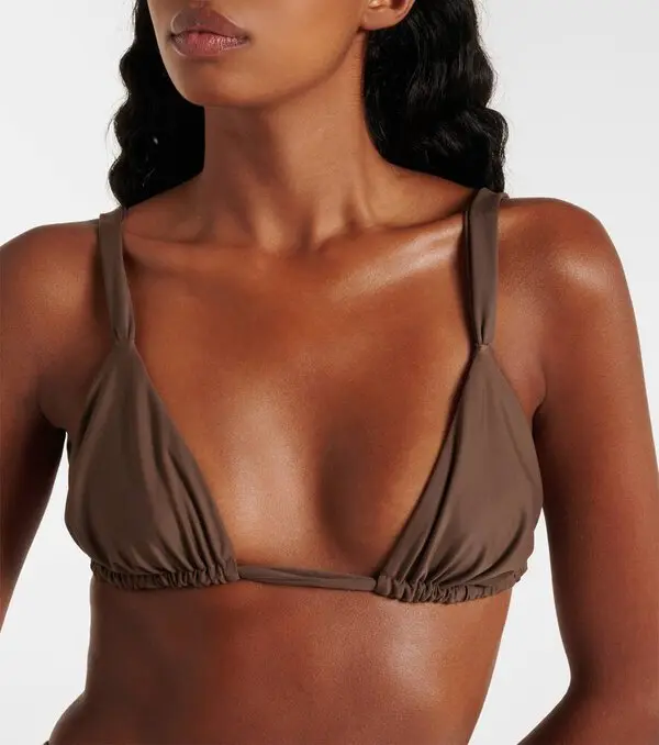 Faithfull The Brand Mary Bikini Top - Brown