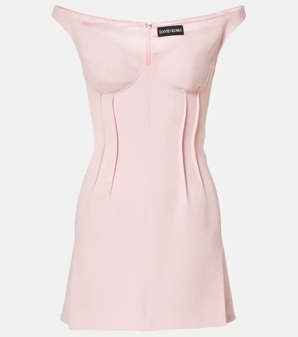 David Koma Off-shoulder Mini Dress