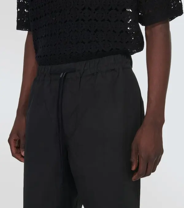 Commas Cotton-blend High-rise Trousers