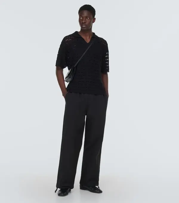 Commas Cotton-blend High-rise Trousers