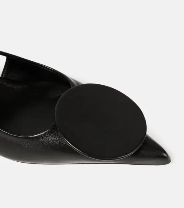 Jacquemus Les Slingbacks Duelo Leather Pumps